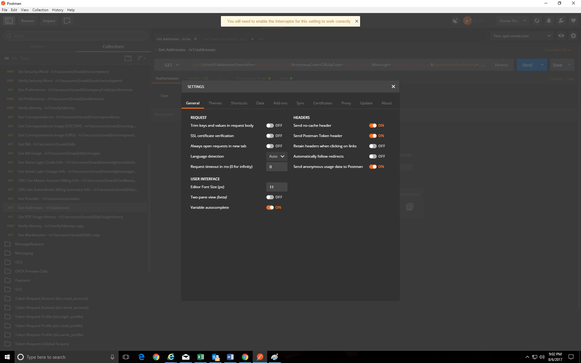 Postman Interceptor not working for sending cookies · Issue #3146 · postmanlabs/postman-app ...