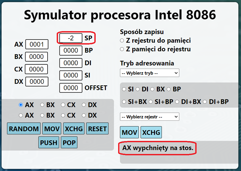 GitHub - knizinsky/intel-8086-simulator