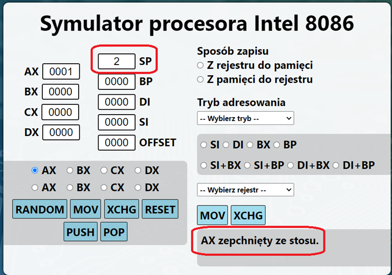GitHub - knizinsky/intel-8086-simulator