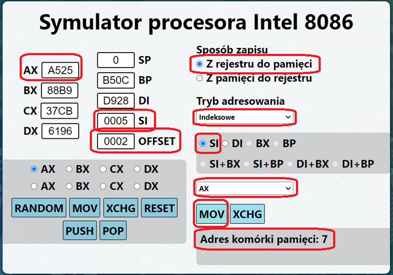GitHub - knizinsky/intel-8086-simulator