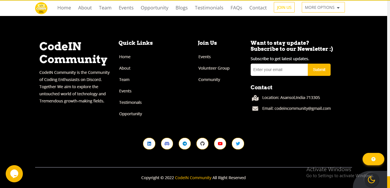 Google form link opening in the same Tab · Issue #632 · SauravMukherjee44/CodeIN-Community ...