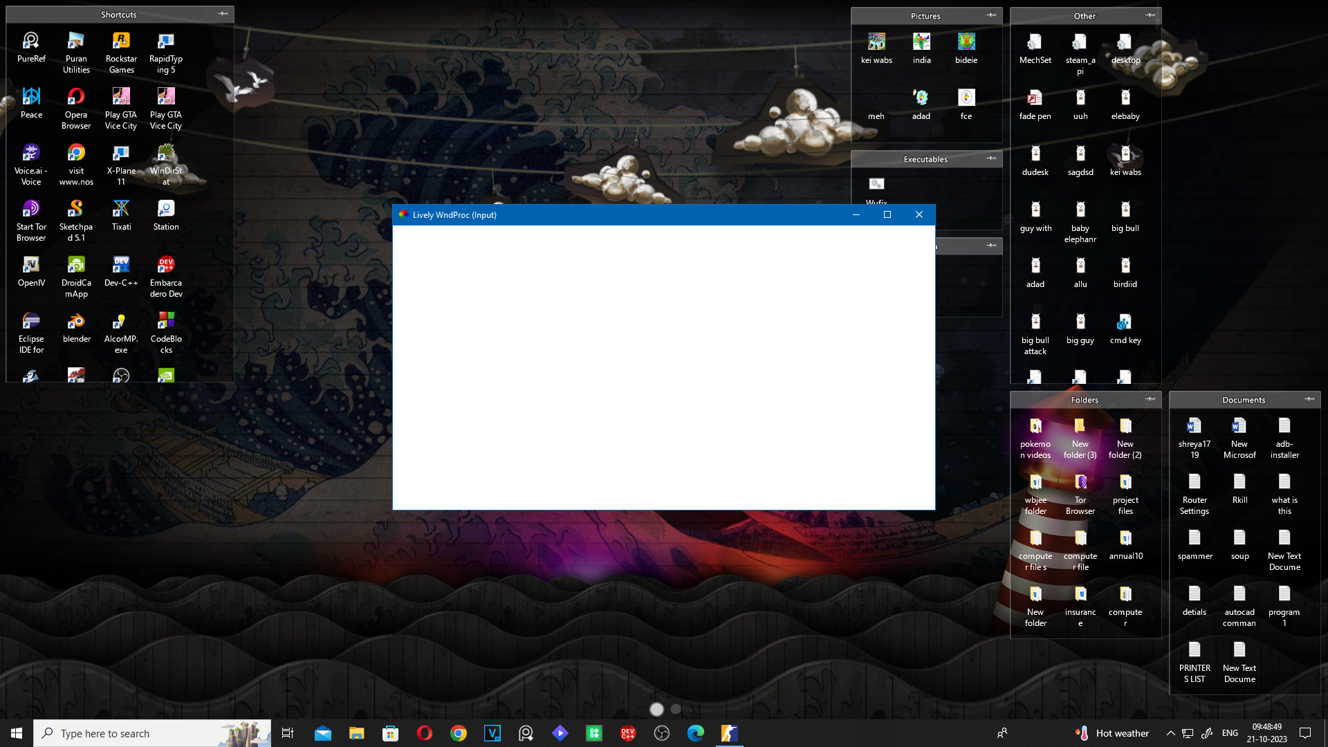 the application opens 2 blank windows of it self upon startup · Issue ...
