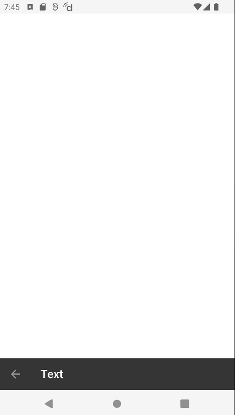 The Destination Screen is full size white backgrounded · Issue #82 ...