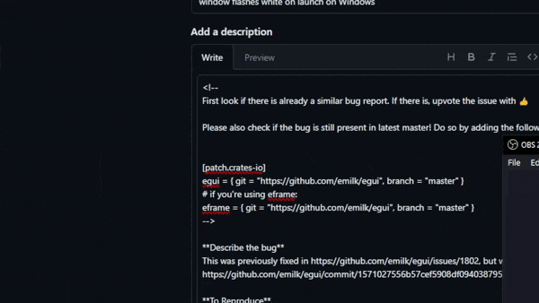 Window Flashes White On Launch On Windows · Issue 3625 · Emilk Egui · Github