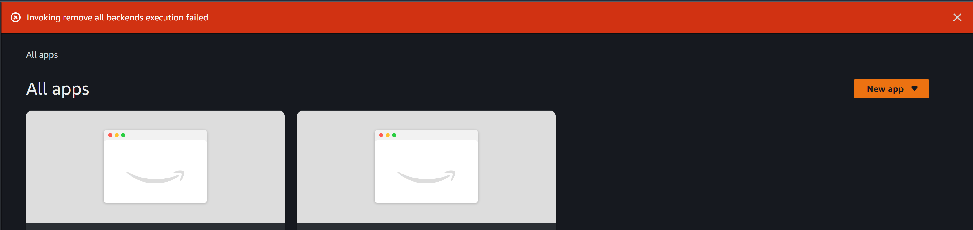 Unable To Delete Application Or Environment · Issue 2548 · Aws Amplifyamplify Hosting · Github