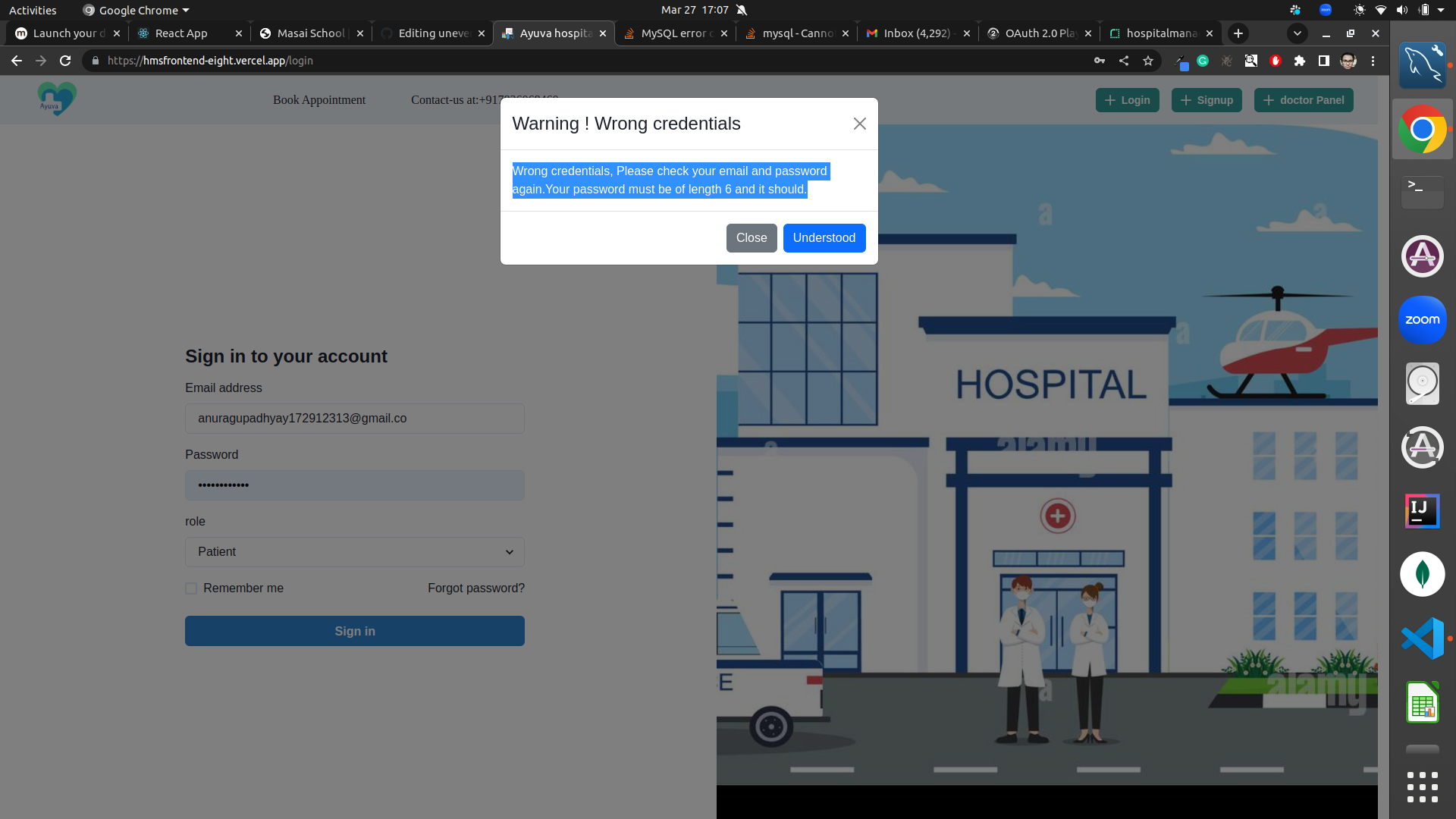 GitHub - KishorDMane/Hospital-Management-System: This repository is about a hospital management ...