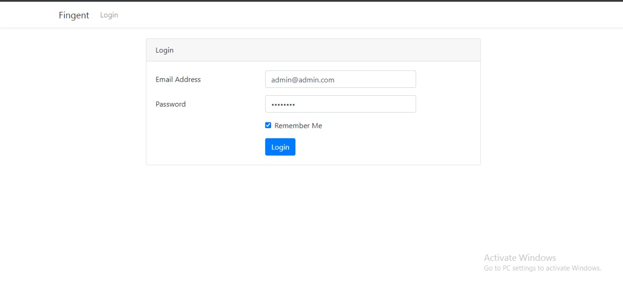 GitHub - venkypalam/fingent-app