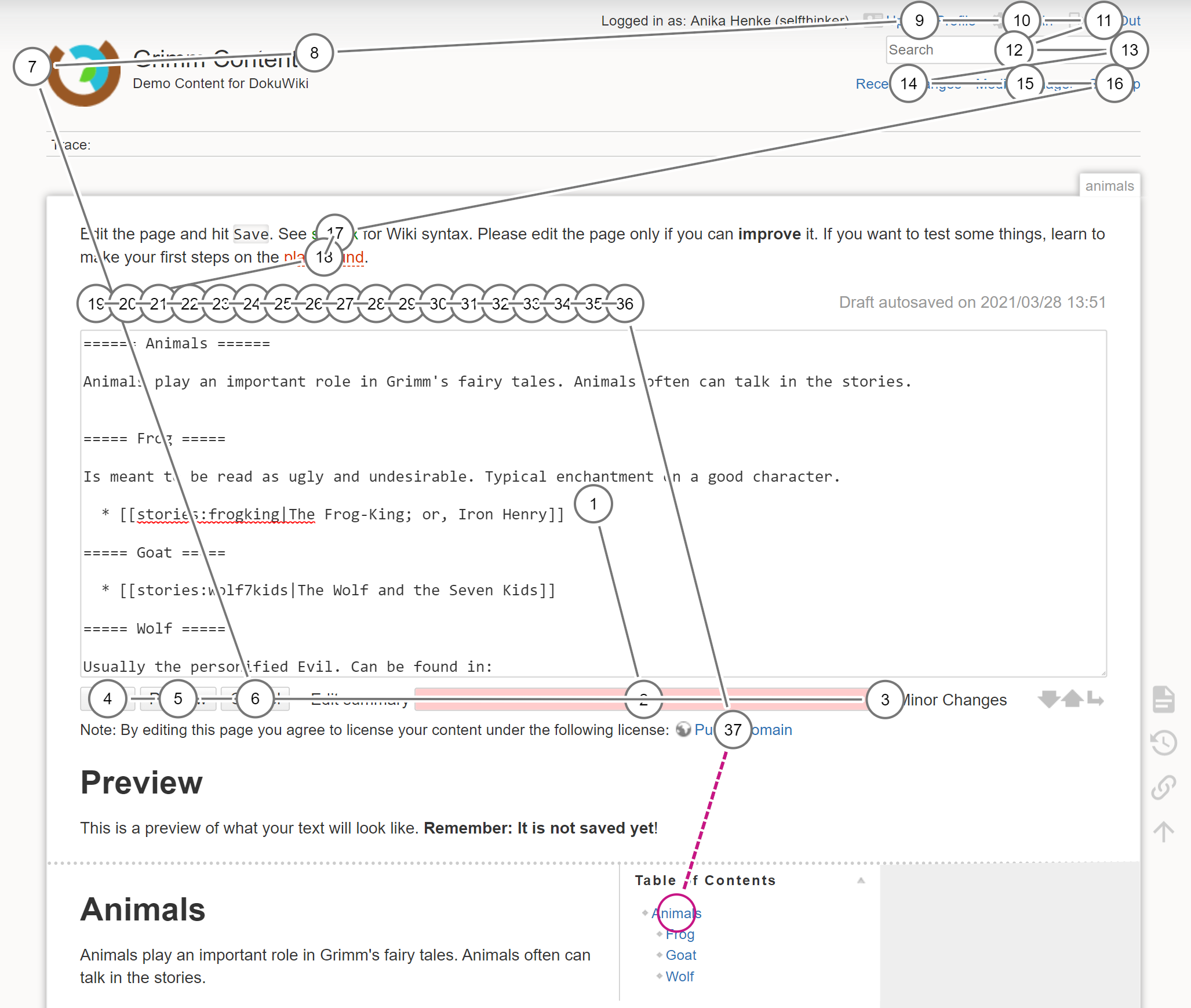 Edit form difficult to use with keyboard only · Issue #3449 · dokuwiki/dokuwiki · GitHub