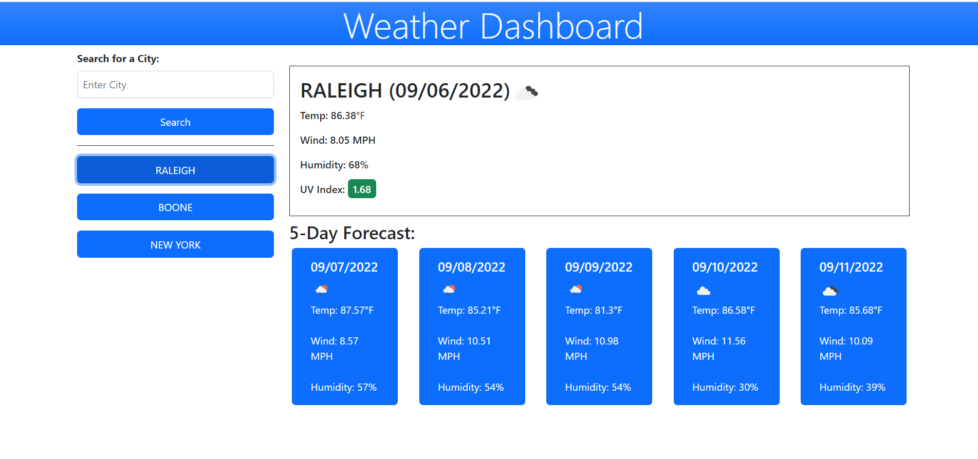 GitHub - pmacdonald07/weather-dashboard