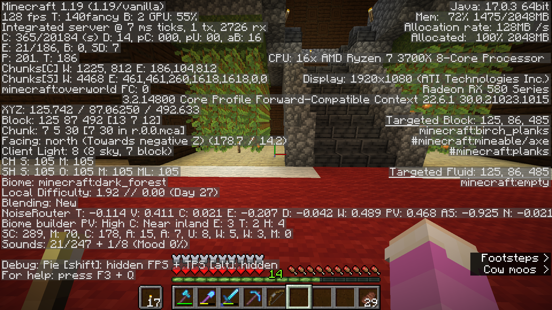 [Visual Bug] Z Coordinate blocked in F3 Debug · Issue #6992 · sp614x ...