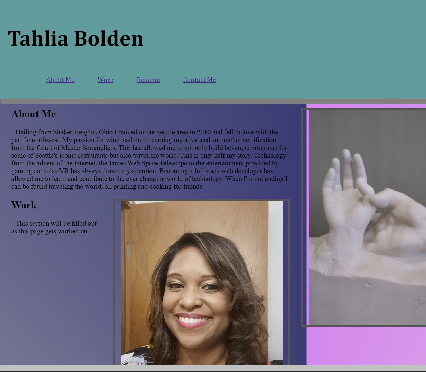 GitHub - Bloomcaster/Tahlia-Bolden-Portfolio: Portfolio of projects that I have worked on