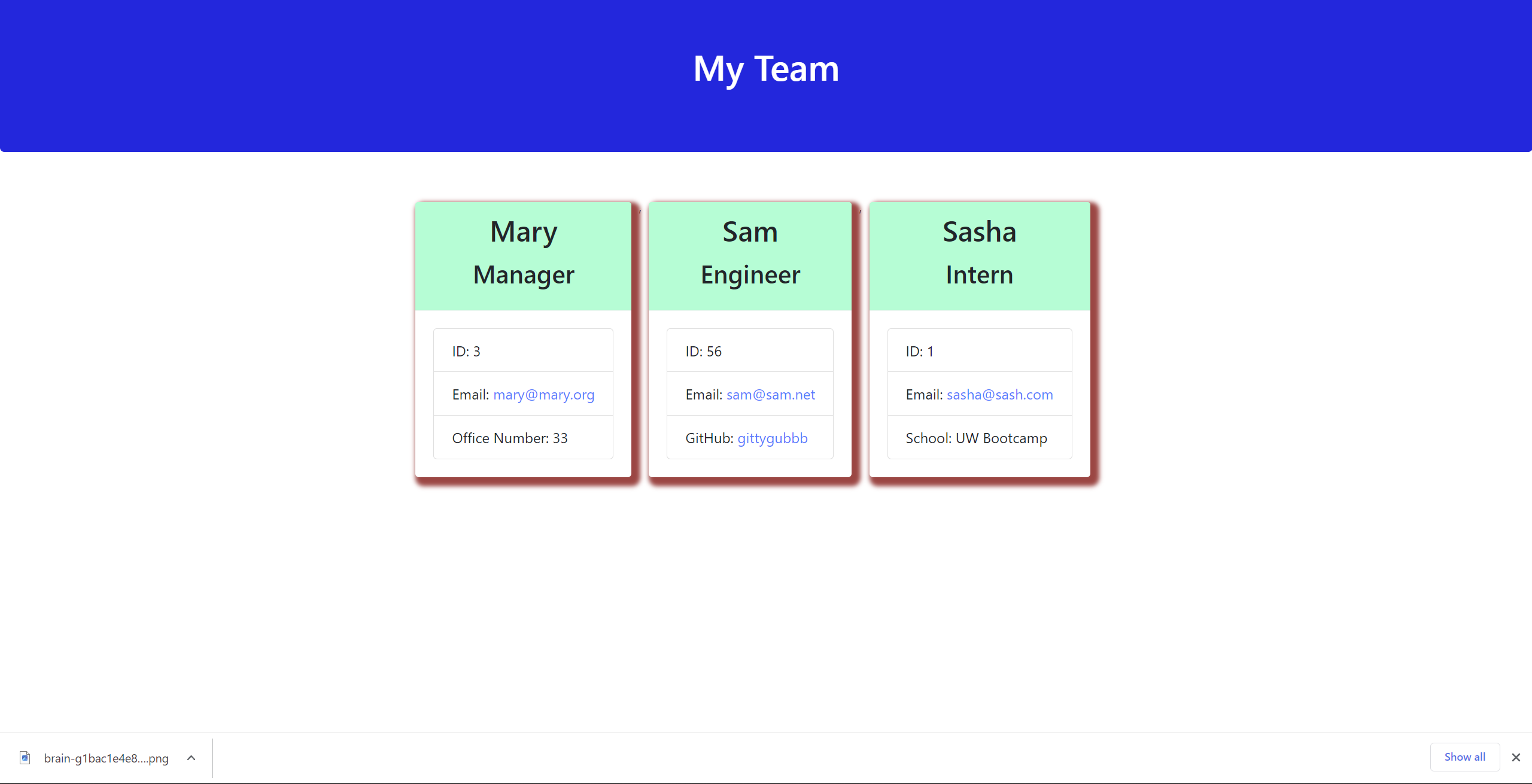 GitHub - Bloomcaster/Team-Profile-Generator