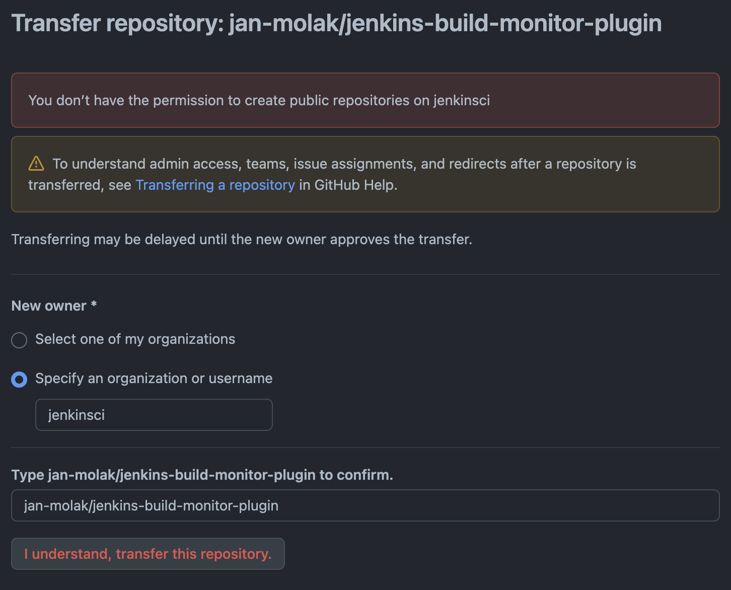 Migrate `jan-molak/jenkins-build-monitor-plugin` to `jenkinsci` GitHub organization · Issue ...