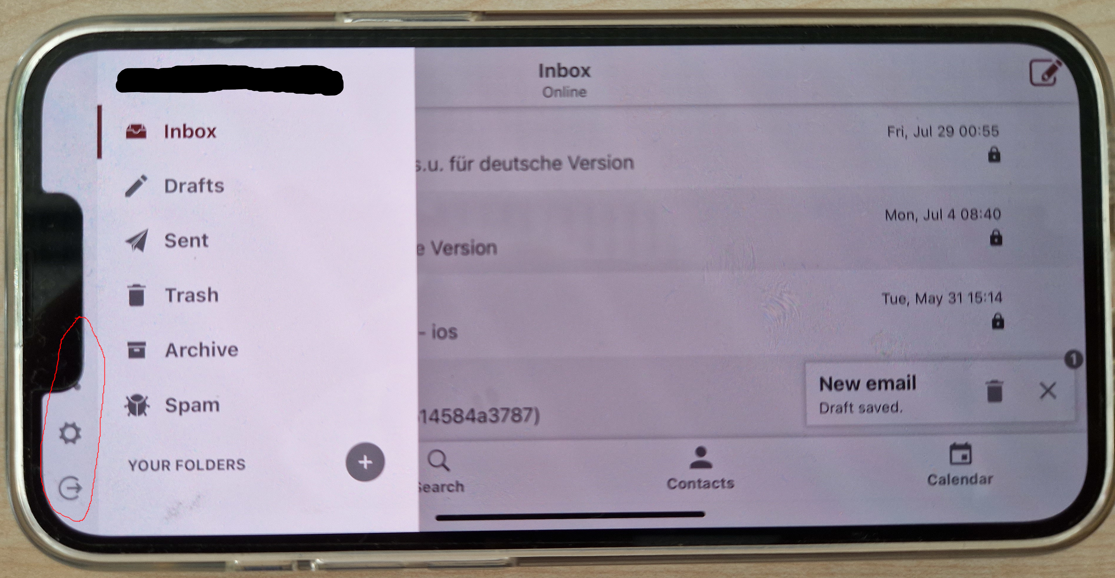 Notch covers some interface elements · Issue #4531 · tutao/tutanota ...