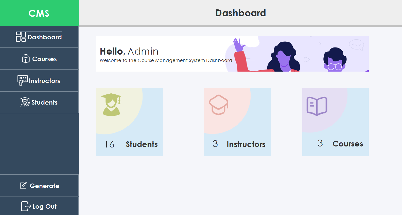 GitHub - PrayushAwale/Course-Management-System: The project will be soon added. It is a java ...