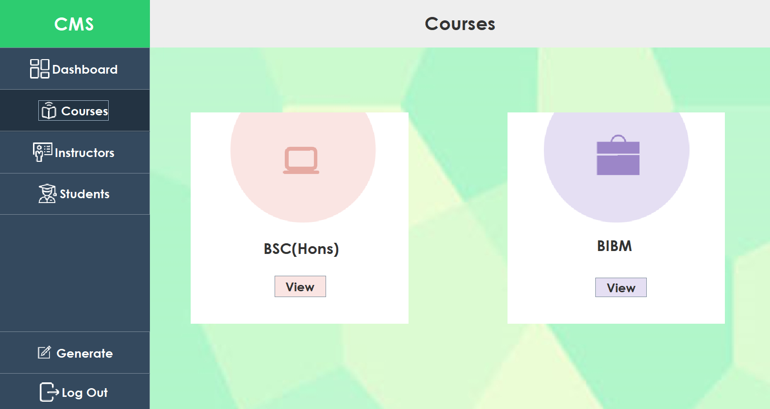 GitHub - PrayushAwale/Course-Management-System: The project will be soon added. It is a java ...