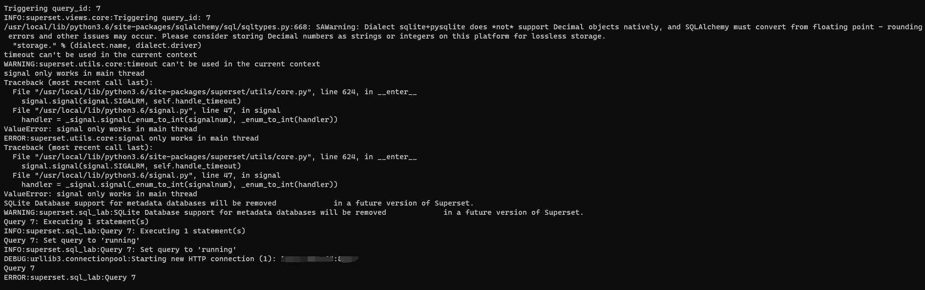 Shouldn't print datasouce user&&password when datasource crash · Issue #11822 · apache/superset ...