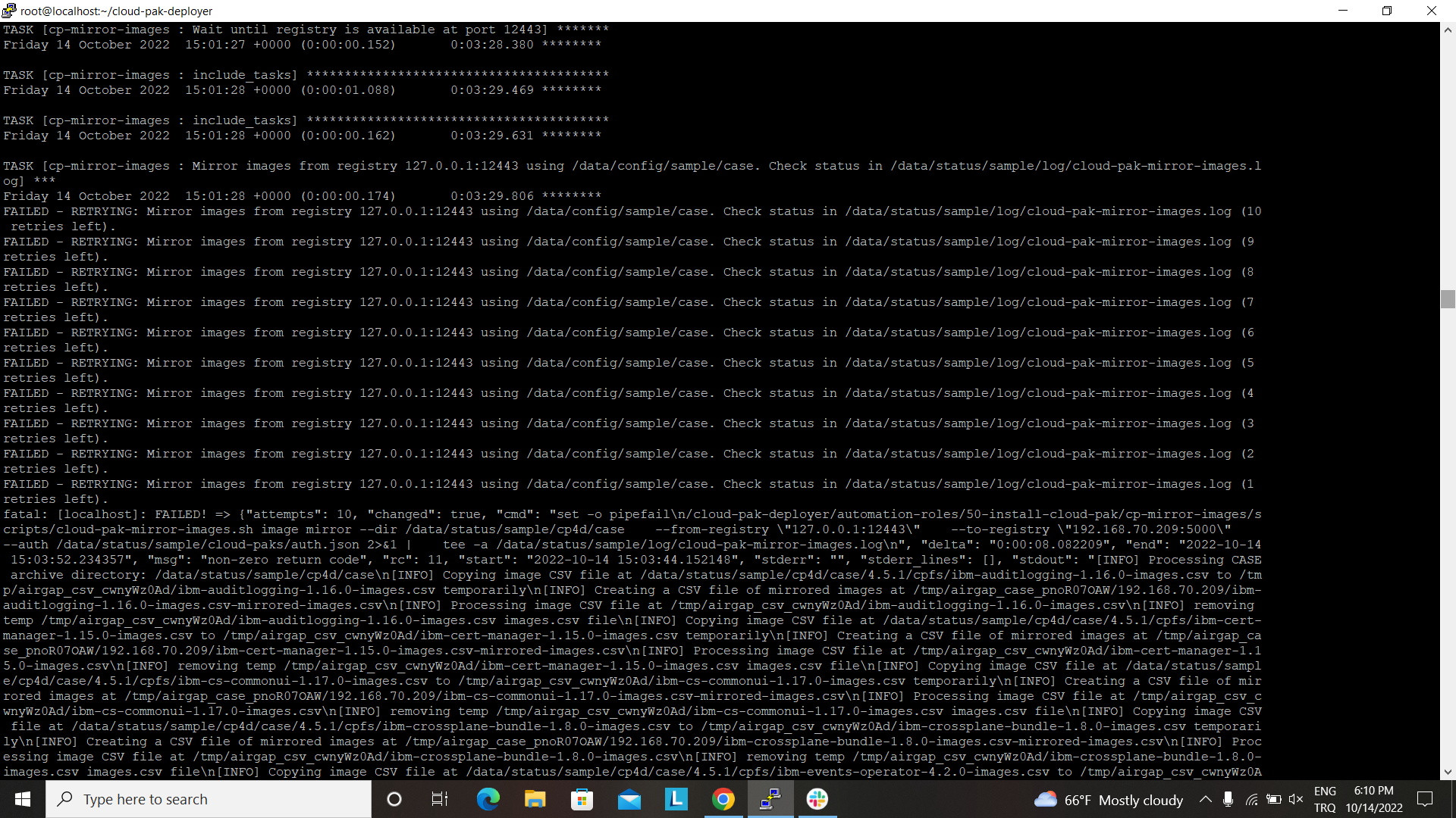 Airgap mirror problem · Issue #173 · IBM/cloud-pak-deployer · GitHub