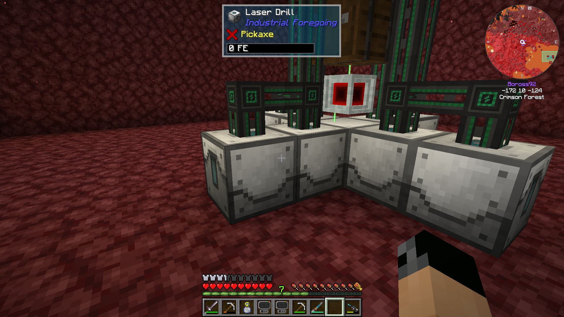 Industrial Foregoing Laser - No power · Issue #73 · ModdedMinecraftClub/issue-tracker · GitHub
