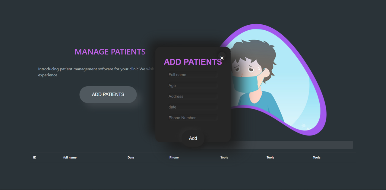 Github Rashedalmayyas Manage Patients
