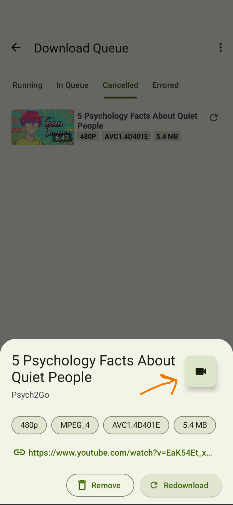 Changing download quality of Cancelled, Errored Video · Issue #166 · deniscerri/ytdlnis · GitHub