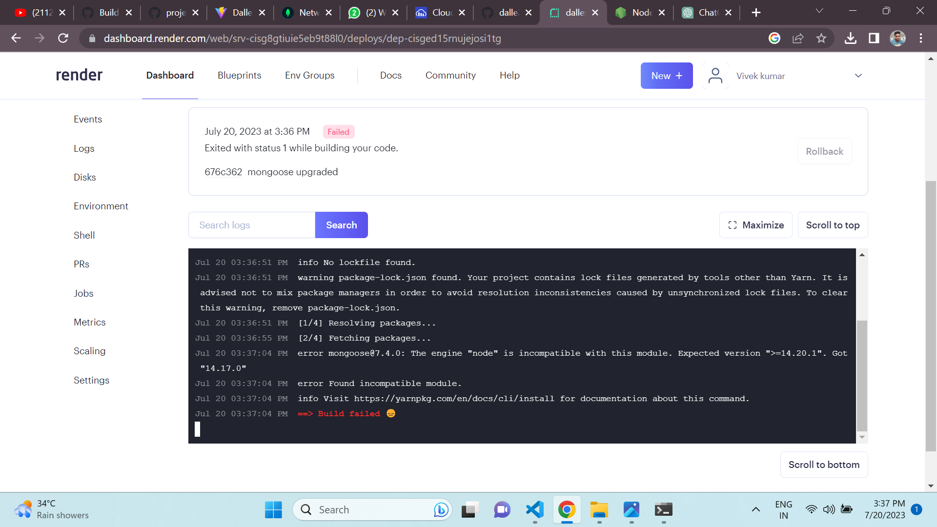 Build and Deploy a Full Stack MERN AI Image Generation App & MidJourney & DALL E Clone · GitHub