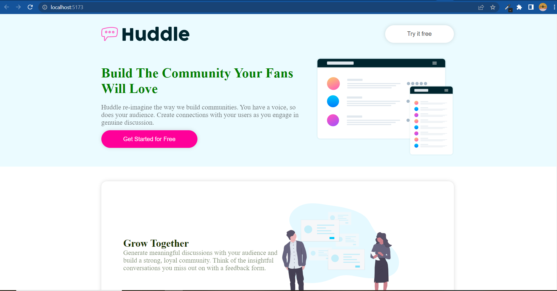 GitHub - Lochipi/LandingPage: Landing page using react js and styled components.