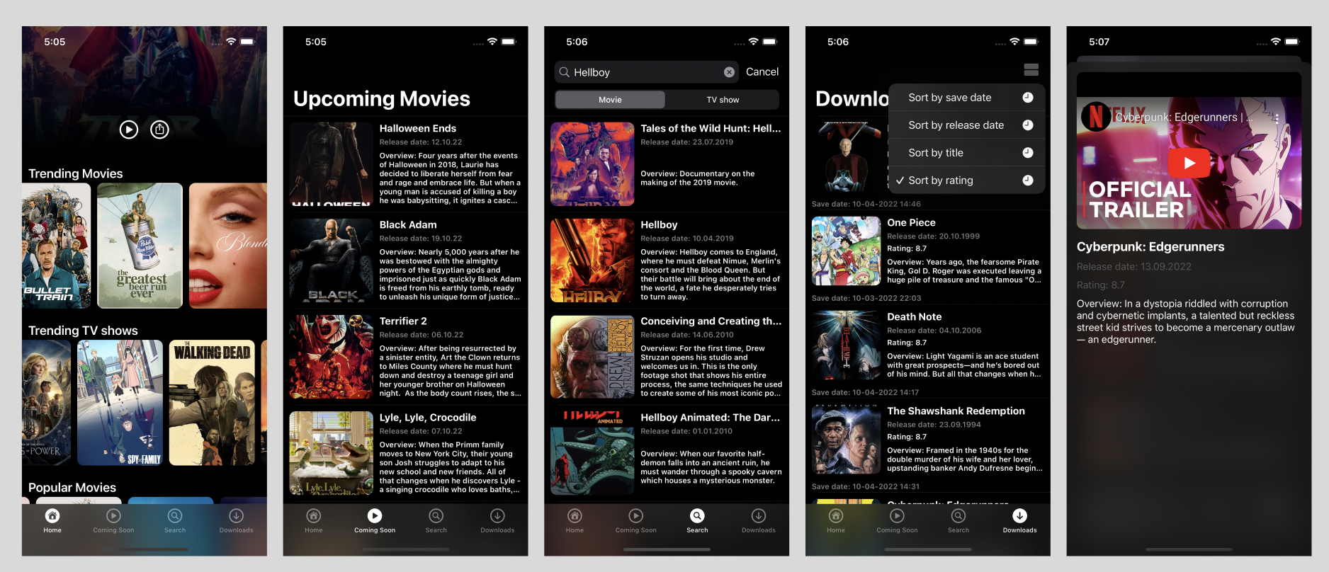 GitHub - AlexeyPavlenkko/WMovie: Programmaticall UI | MVVM | Cache | Network | Builder ...