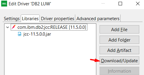 Update Db2 LUW JDBC driver to version v11.5.7.0 · Issue #17427 · dbeaver/dbeaver · GitHub