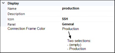 Feature request: Add production color frame for production sessions ...