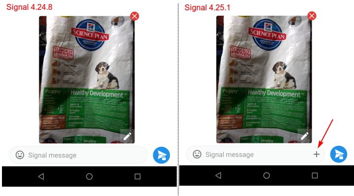 New "Add attachment" icon still visible with attachment present · Issue ...