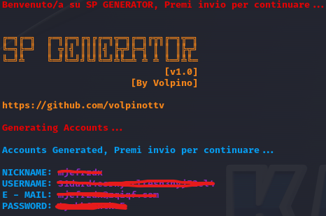 GitHub - volpinottv/SP-GENERATOR: Spotify-Account-Generator (KALI LINUX!)
