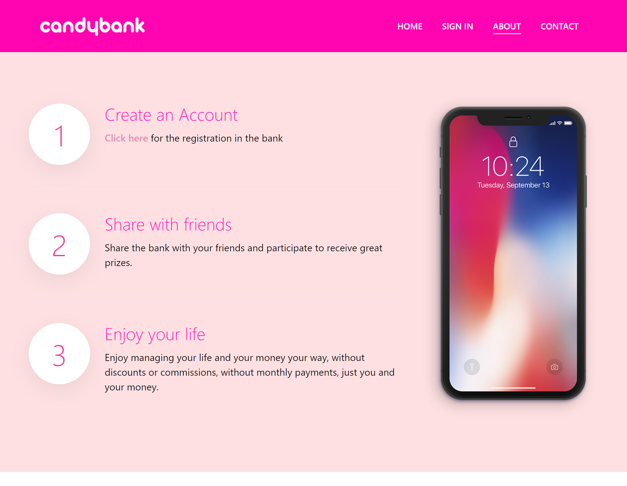 GitHub - CandelariaChalub/HomebankingCandyBank: Un homebanking llamado CandyBank, cuenta con una ...