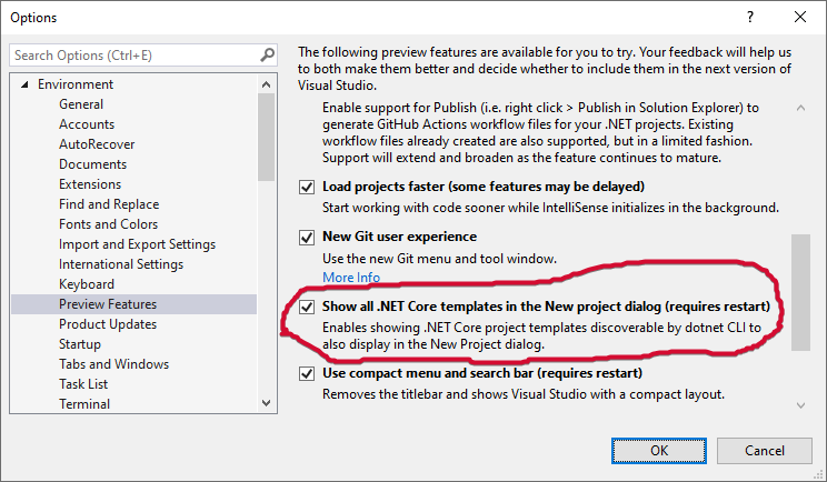 The template C# Windows Forms Controls Library(.NET Core) is missing · Issue #1970 · dotnet ...