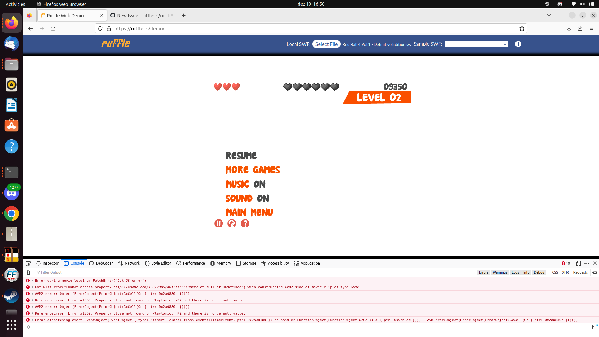 Red Ball 4 Volume 1 White Screen after Cutscene Skip (same applies to Volume 2 except for Volume ...