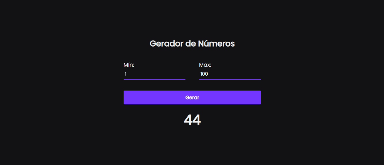 GitHub - David-Erick/Gerador-de-Numeros