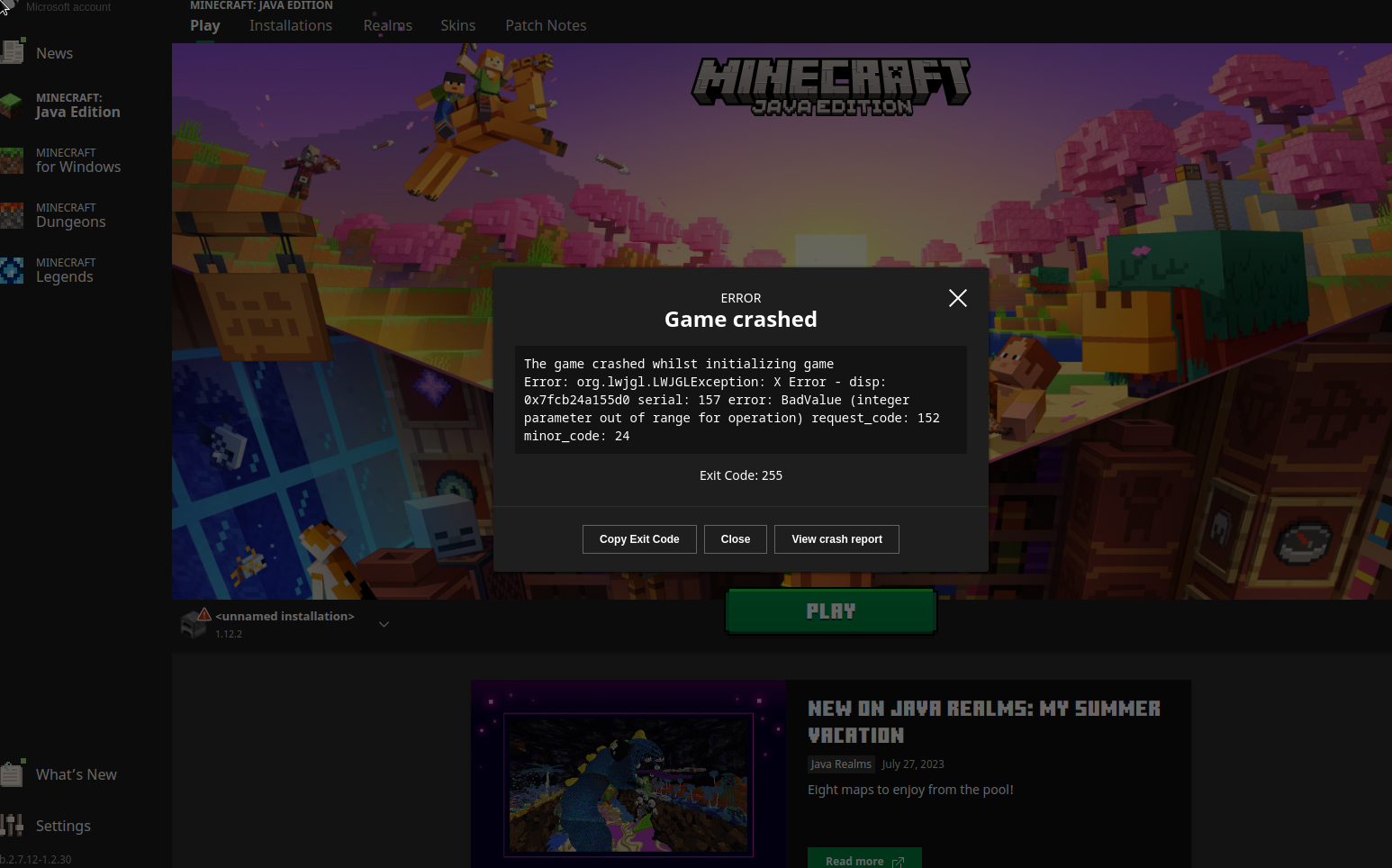 Older Minecraft versions are broken with the 535.54.03 driver · Issue #522 · NVIDIA/open-gpu ...