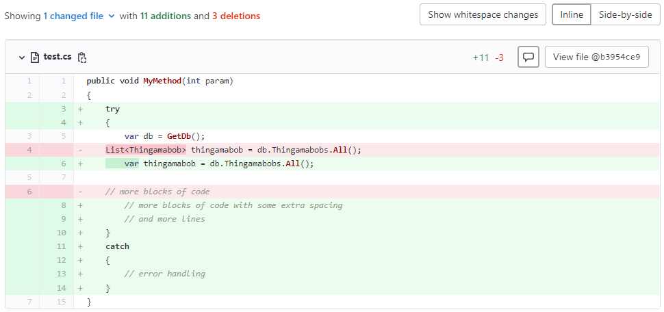 Ability to add catch/finally blocks after function/method block (as seen in Ruby) · dotnet ...