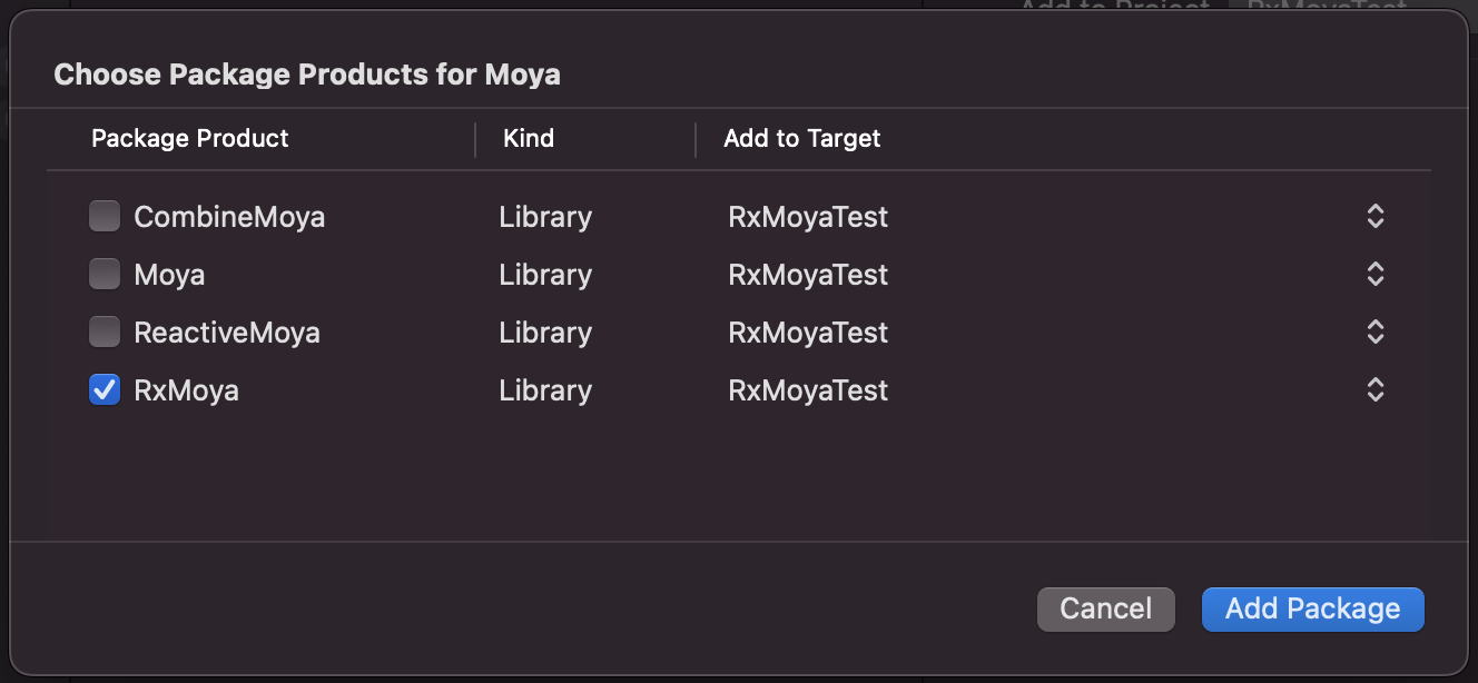Dependency issue while integrating RxMoya swift package · Issue #2271 · Moya/Moya · GitHub