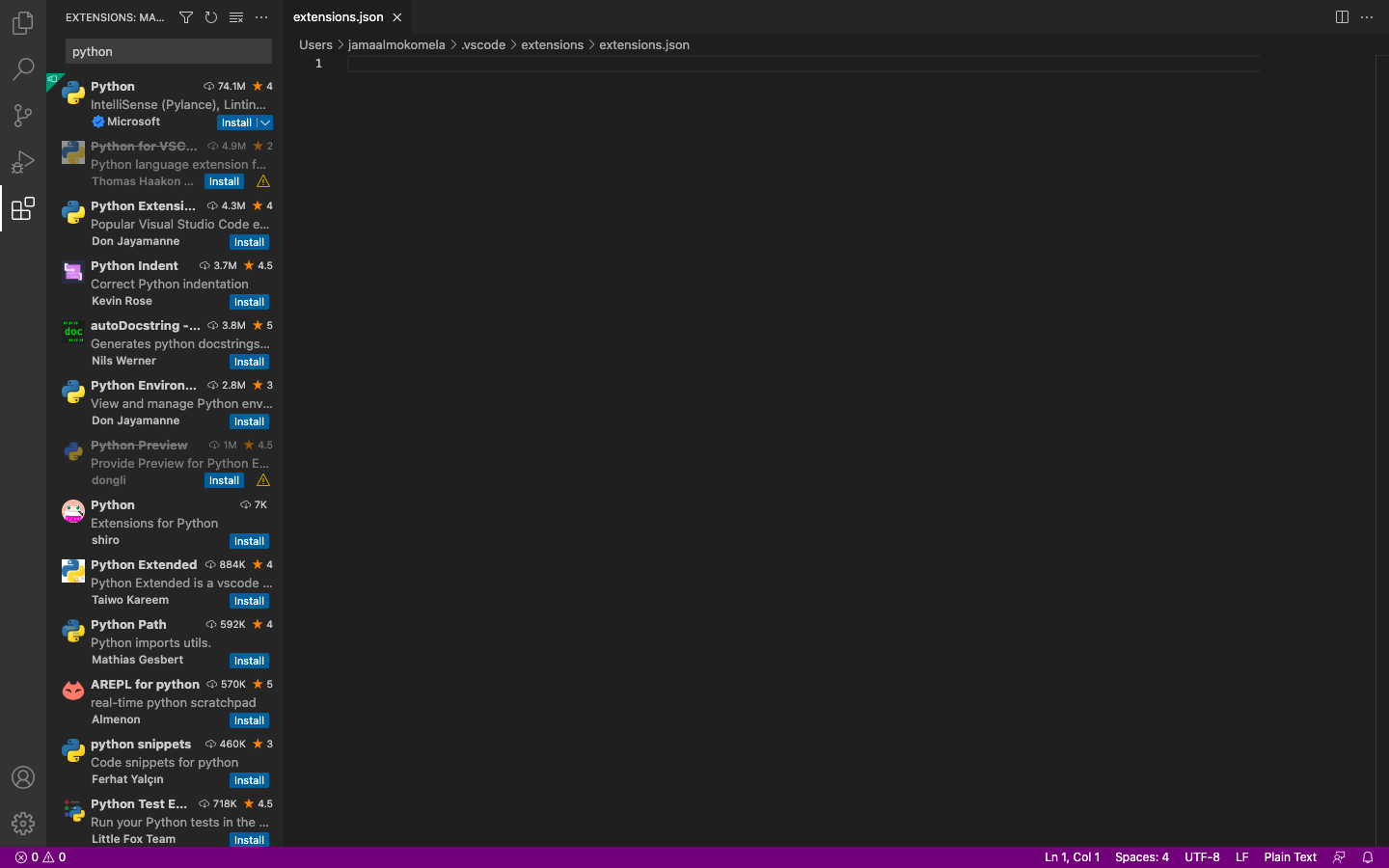 installing issus · Issue #170974 · microsoft/vscode · GitHub