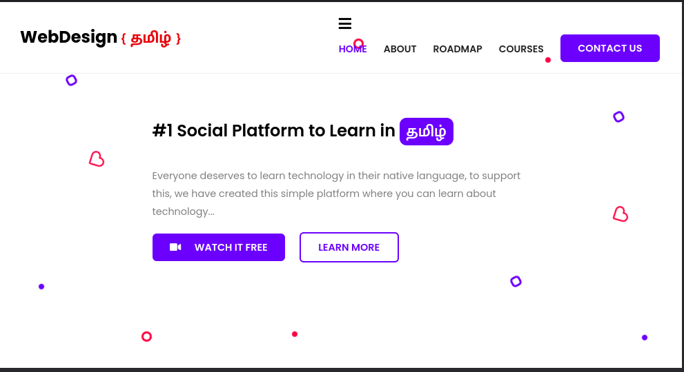 Did not hide the bars icons · Issue #2 · anburocky3/webdesign-tamil · GitHub