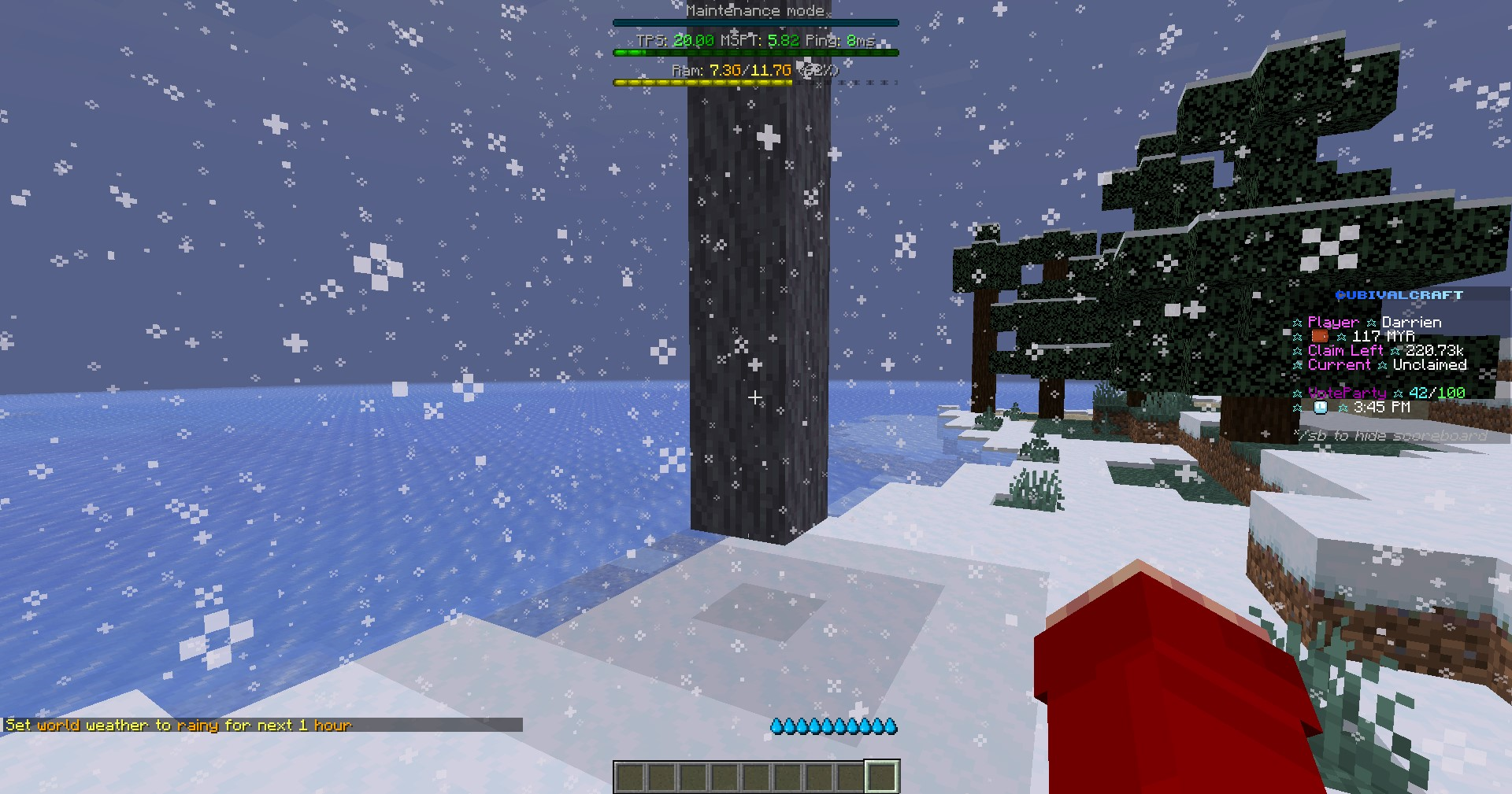 Custom Tree will generate above some unintended blocks and generate with vanilla tree · Issue ...
