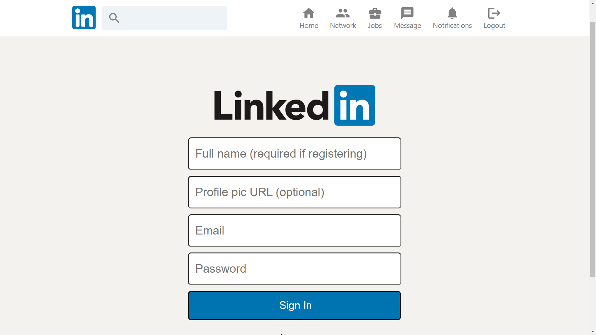 GitHub - 4bhish/linkedin-clone: A LinkedIn clone using React, Redux, Firebase (for ...