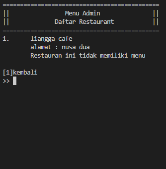 GitHub - LianggaRistiana/program-makanan-online: ecommerce app terminal ...