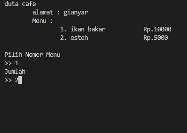 GitHub - LianggaRistiana/program-makanan-online: ecommerce app terminal ...