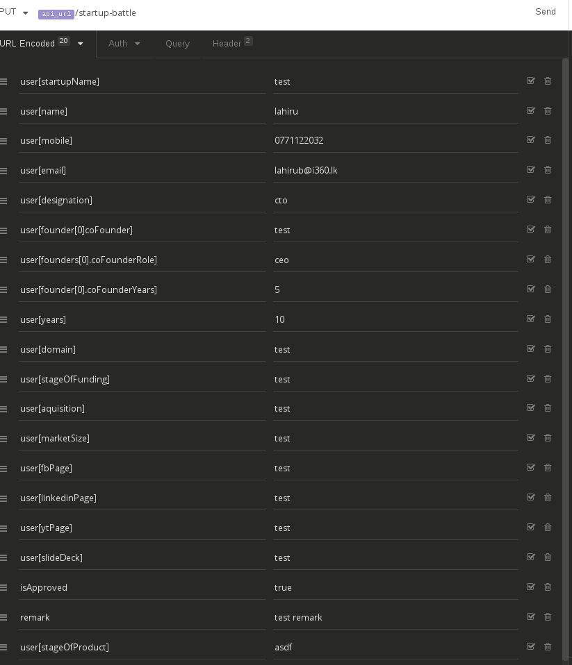 [Feature Request] Nested Form URL Encoded Editing · Issue #295 · Kong/insomnia · GitHub