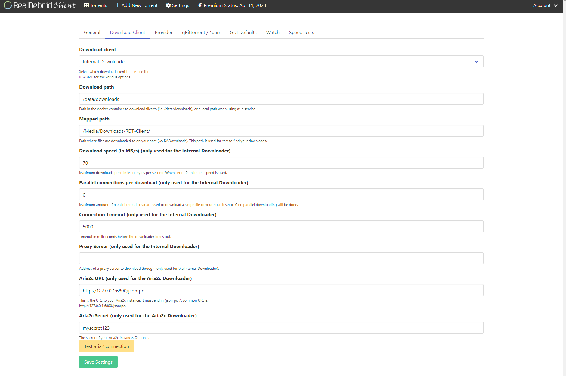 Download speed limit · Issue #241 · rogerfar/rdt-client · GitHub