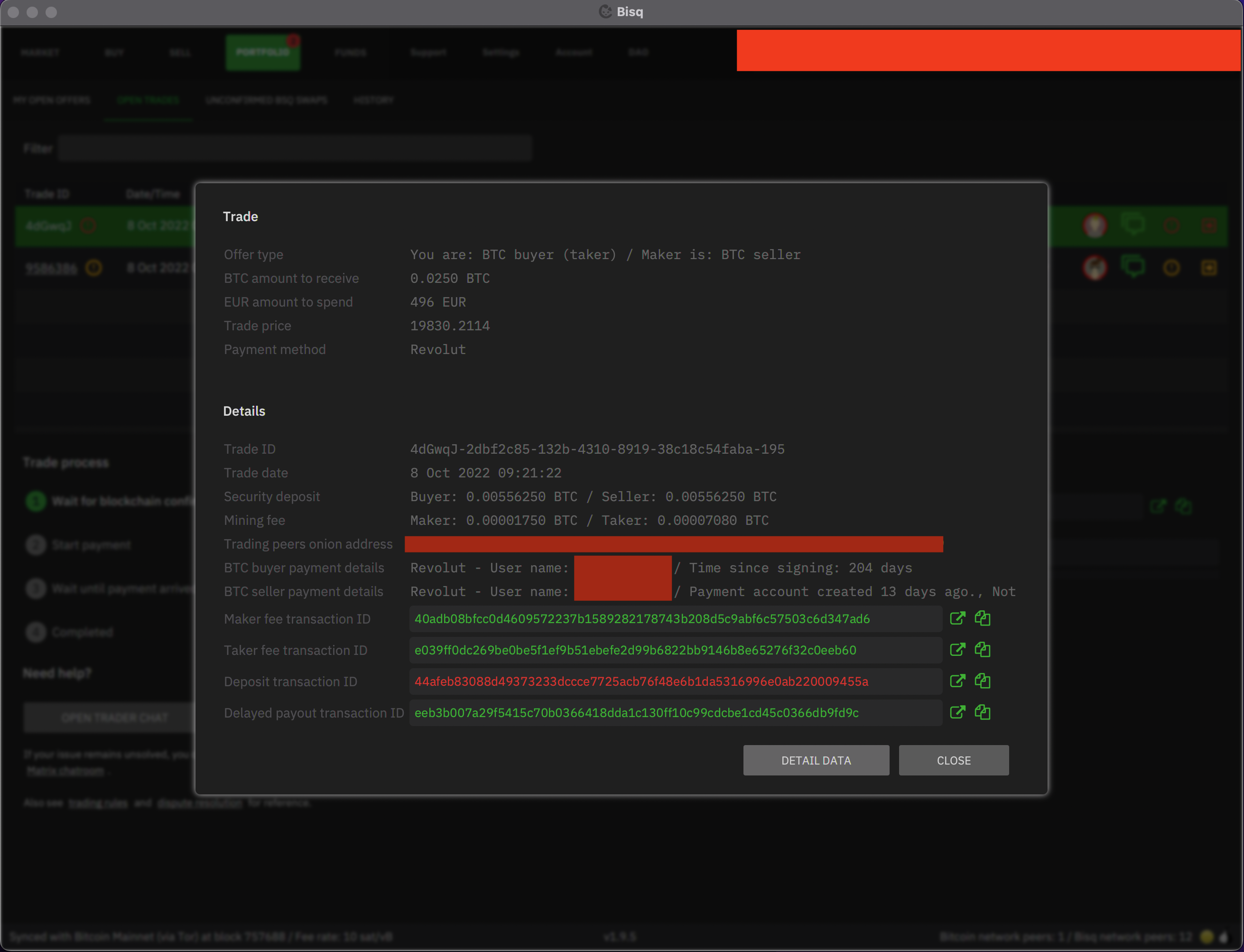 Fee reimbursement for trade 4dGwqJ · Issue #1157 · bisq-network/support · GitHub
