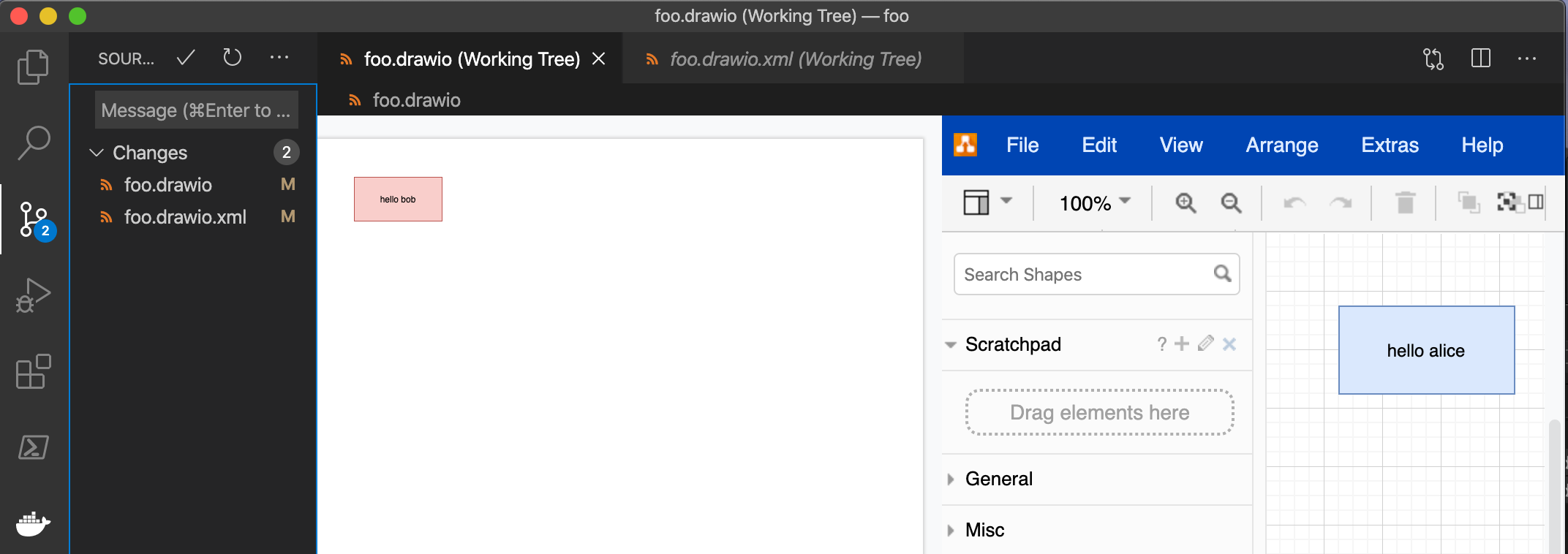 Viewing diffs · Issue #27 · hediet/vscode-drawio · GitHub