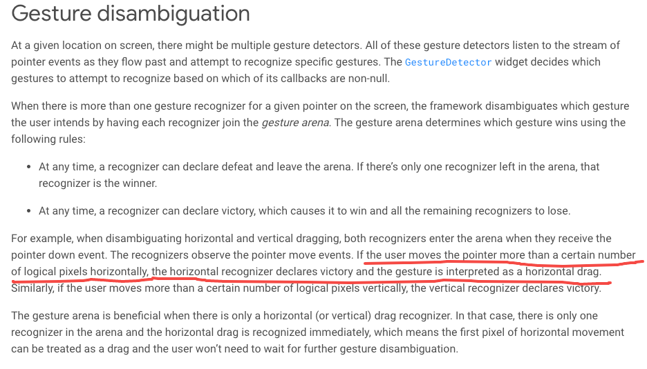 horizontal drags are detected on gesture detector vertical drag callbacks · Issue #113416 ...